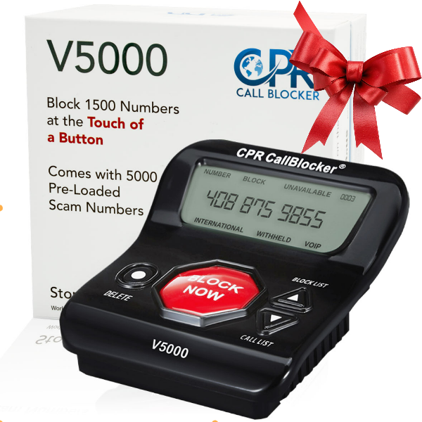 CPR V5000 Call Blocker -Stop All Unwanted Robocalls to Landline Phones.